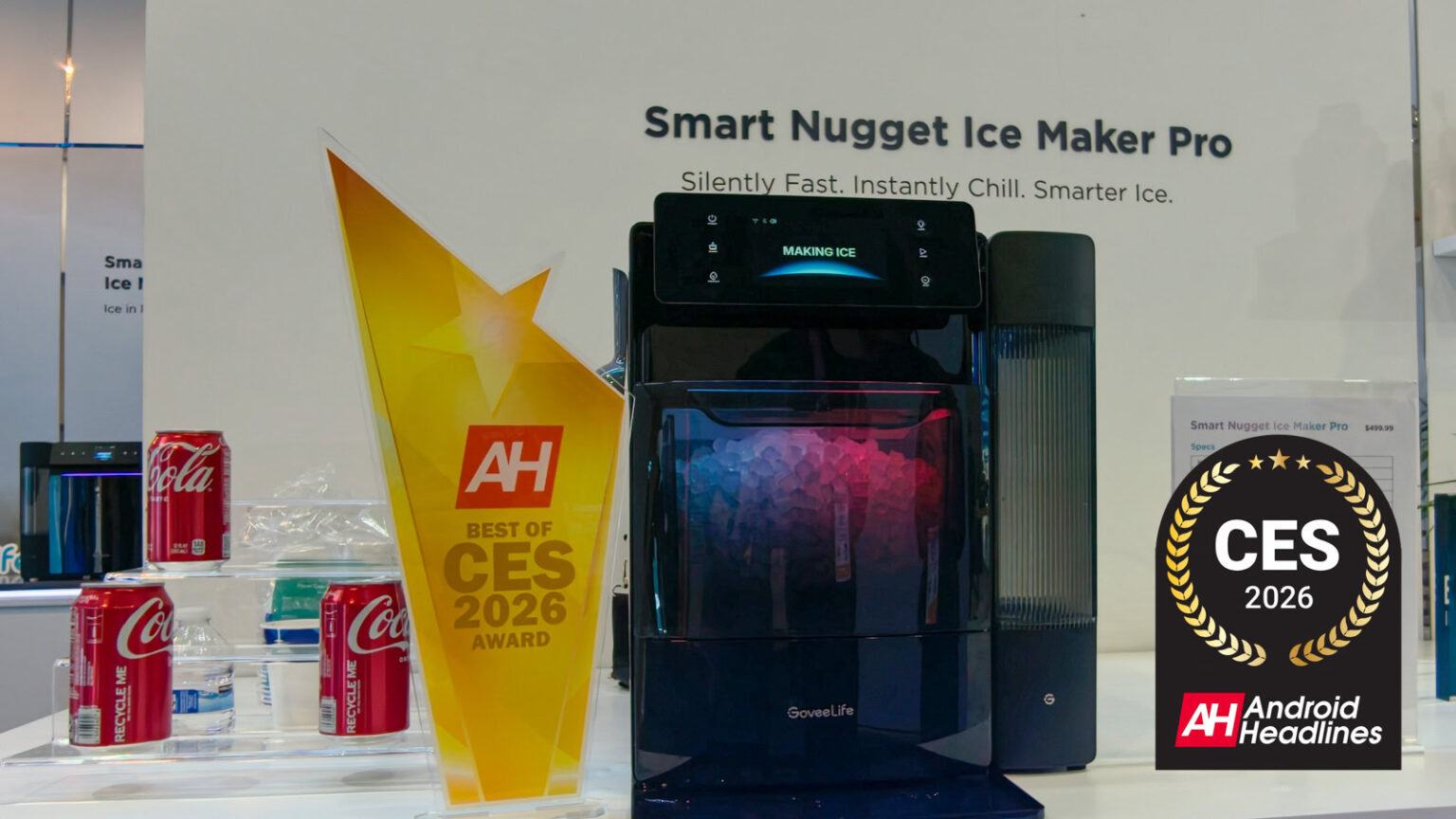 Labākais no CES 2026: GoveeLife Smart Nugget Ice Maker Pro